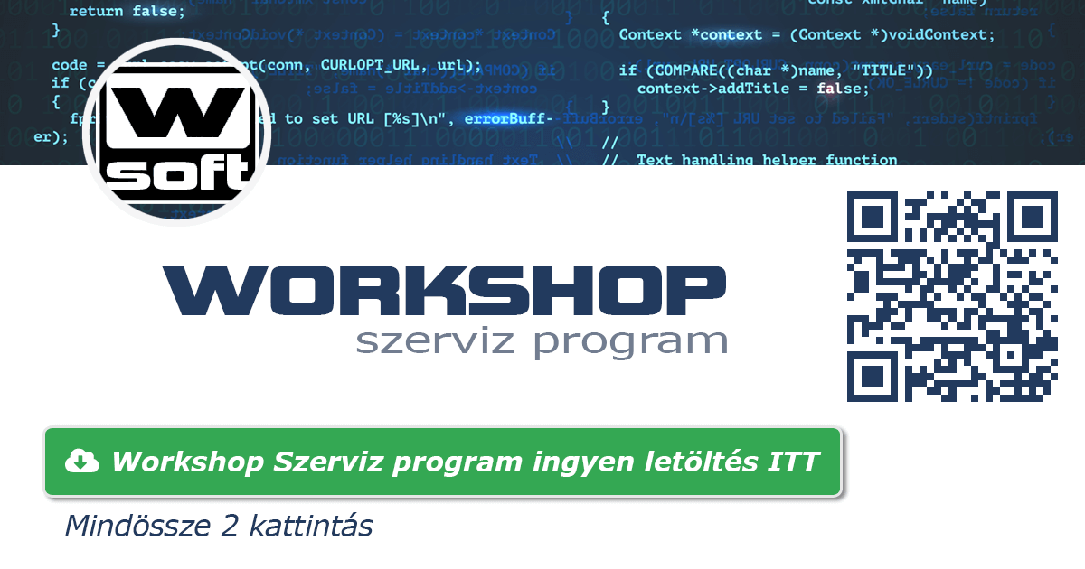 Workshop szerviz szoftver - www.wsoft.hu